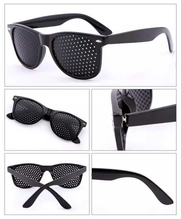 Vision Care Wearable Corrective Glasses Improver Stenopeic Pinhole Pin ...