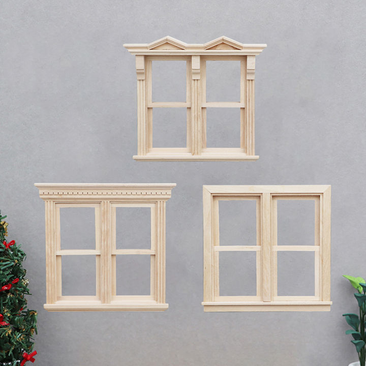 1:12 Dollhouse Miniature Window Sliding Windows Can Be Painted ...