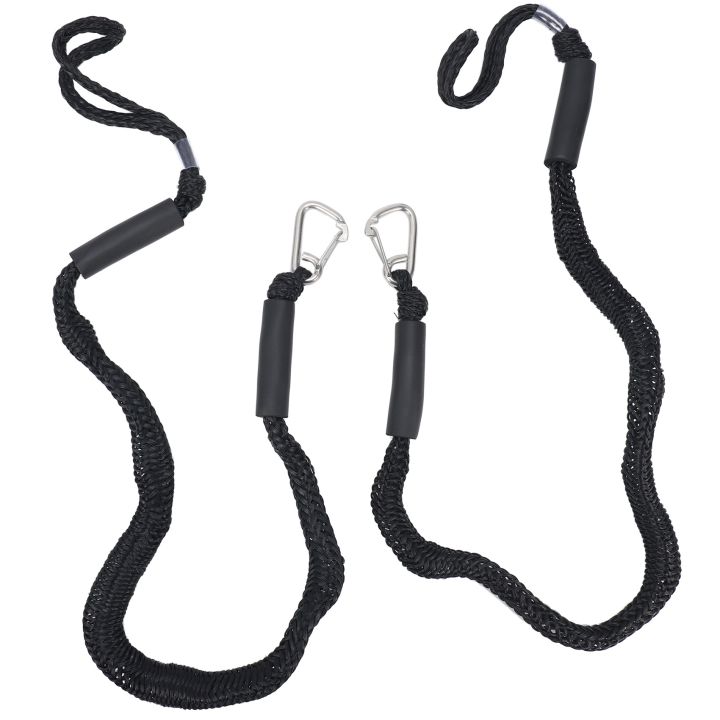 Bungee Boat Dock Lines with Hook 4 Feet Dockline Mooring Rope Boat ...