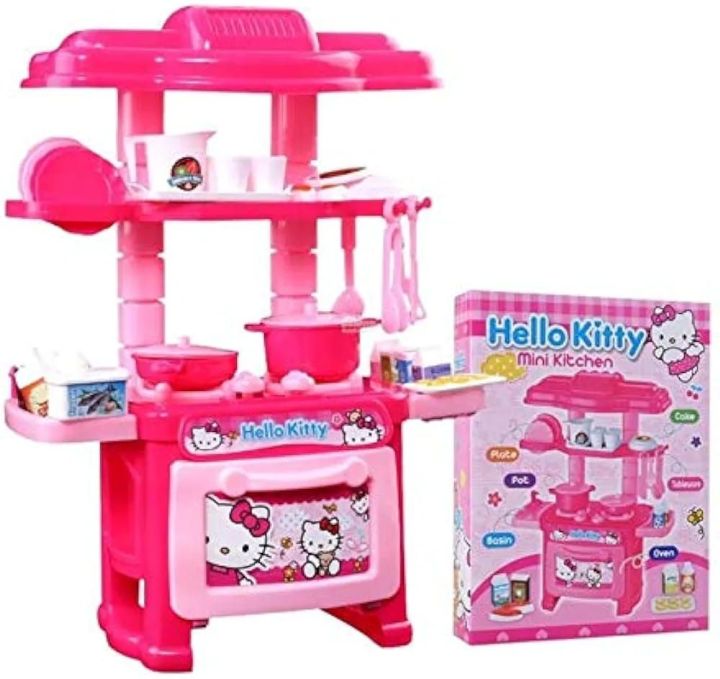 Kitchen Fun Cooking Mini Kitchen Set Toy Kids Play - 32 Pcs | Daraz.lk