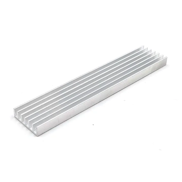 3PCS 100x20x6mm Strip Aluminum Heatsink for COB LED Bar Light Radiator ...