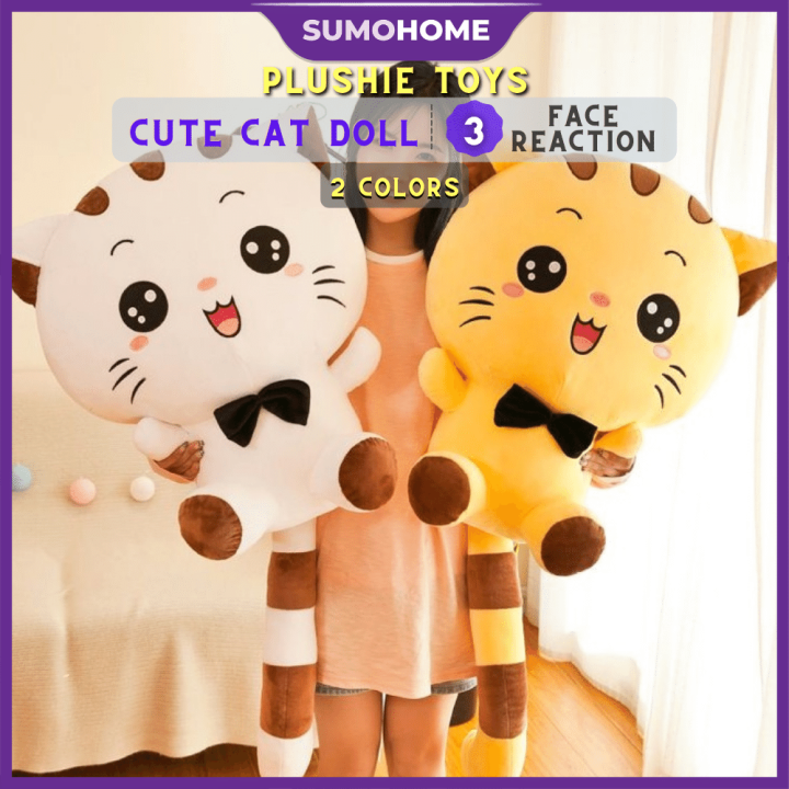 23cm Cute Cat Doll Stuffed Toys Plush Toy Kids Baby Doll Anak Patung ...
