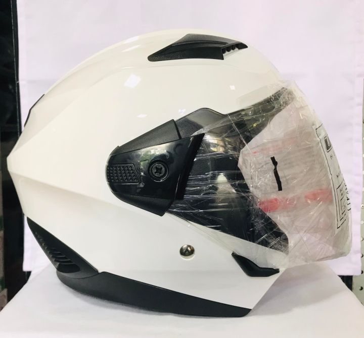 U.P. 2 Challenger I -10 White Motor Bike Helmet SLS Certified | Daraz.lk