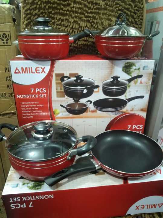 Amilex 7pcs Cookware Set New Design | Daraz.lk
