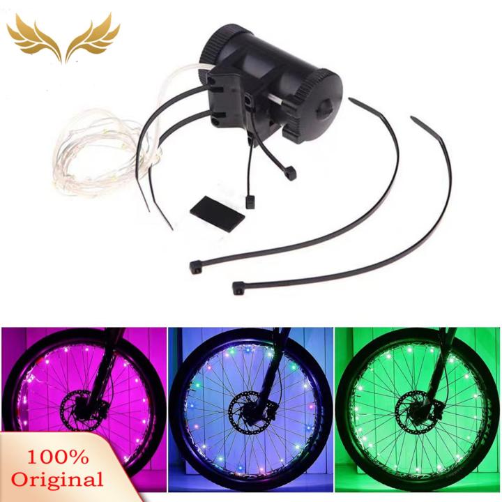 SuperRide Family Bike Safety Lights 16 Colors Led Bike Wheel Lights ...