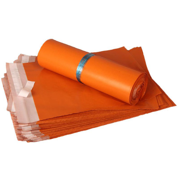 Perfect Poly Mailer Orange Flyers Bundle of 25Bags & 100Bags Self-seal ...