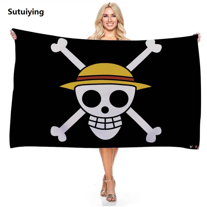 Sutuiying Anime One Piece 75*150cm Polyester Pirate Monkey D.Luffy ...