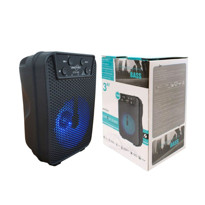 GTS-1345 Portable Wireless Stereo Bluetooth Rechargeable Mini Speaker ...