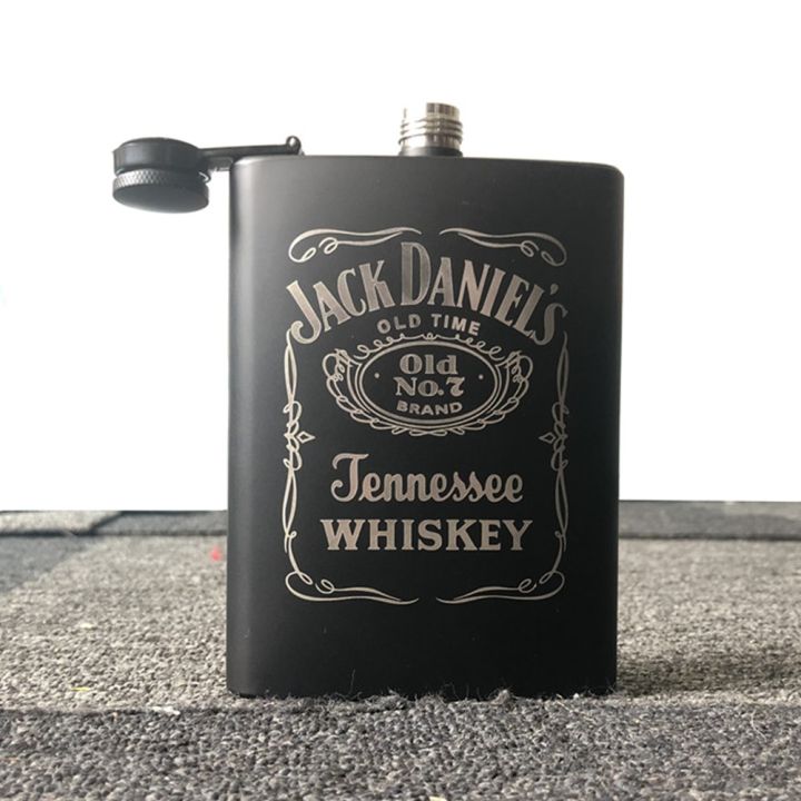 Portable Stainless Steel Hip Jack Daniels Flask 9OZ BLACK | Daraz.lk