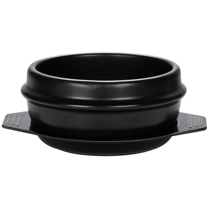 Korean Stone Bowl withTray Ceramic Hot Pot forRice Cake Soybean Paste ...