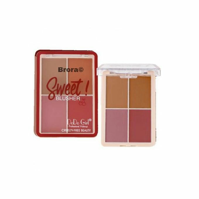 Do Do Girl Professional Makeup 4 In 1 Blusher Palette | Daraz.lk
