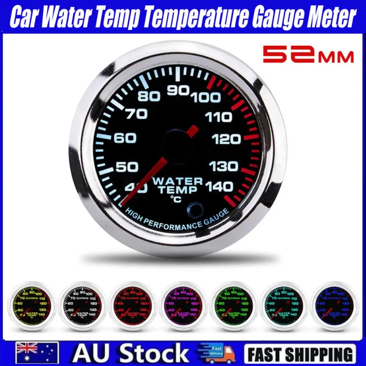 Display Auto Water Temperature Gauge Compact Size Water Temp Gauge 12 ...