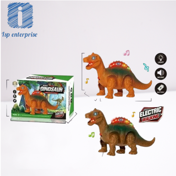 Walking Moving Dinosaur Toy with flashing lights and realistic dinosaur ...