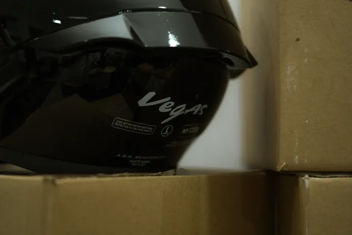 Vegas Black Shine Clear Visor Full Face Bike Helmet Original New Stock ...