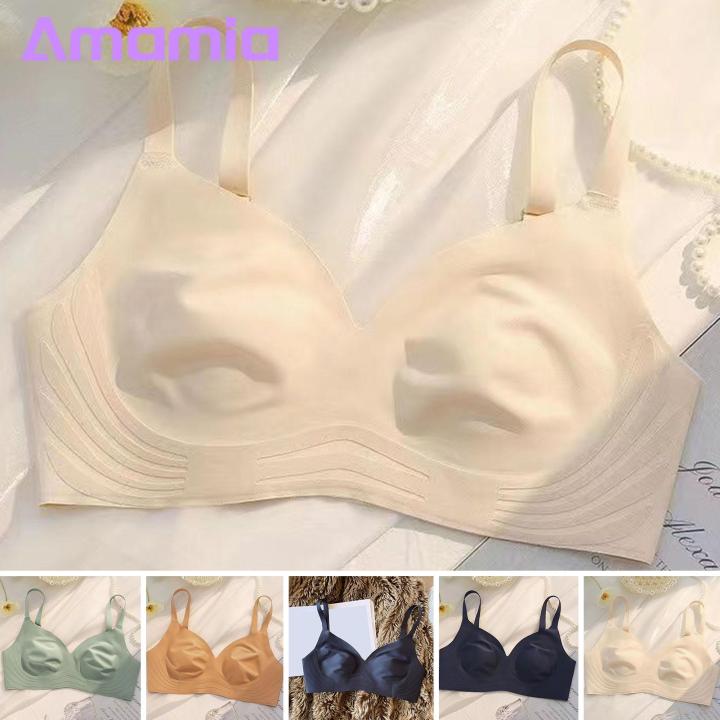 Amamia Lady Brassiere Padded Seamless Beauty Back Women Underwear ...