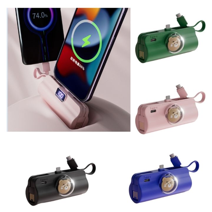 Portable 18650/21700 Battery Mini Power Bank Case DIY Power Bank Shell ...