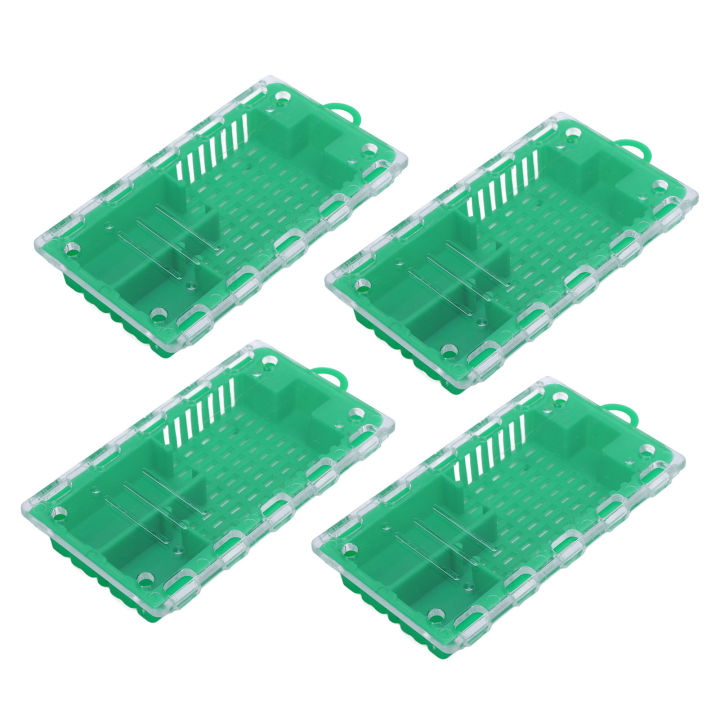 10pcs Queen Bee Cage Lightweight Plastic Transparent Cover Queen Bee ...