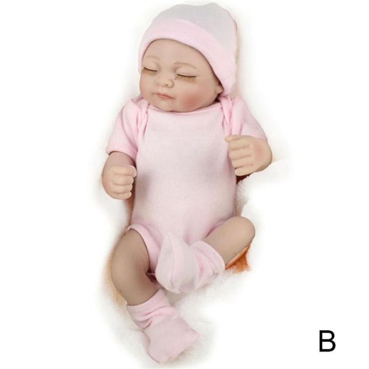 White 28CM Realistic Neonatal Silicone Vinyl Reborn Gift Baby Reborn ...