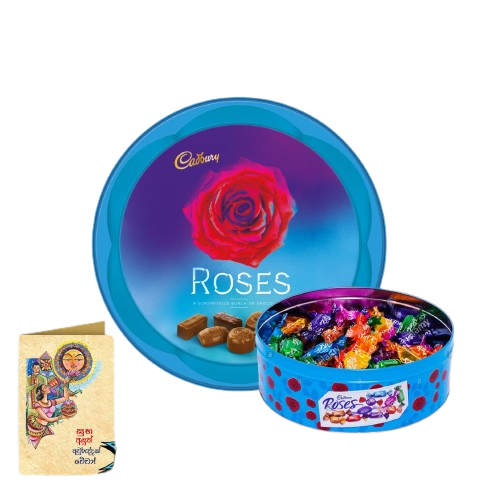 Cadbury Roses 600G Tub With Free Avurudu Greeting Card | Daraz.lk