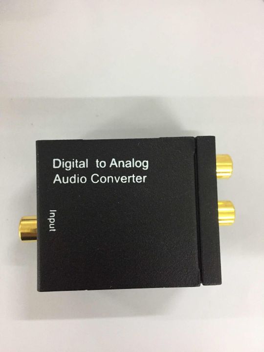 Digital Optical Coax to Analog RCA L/R Audio Converter Adapter with ...