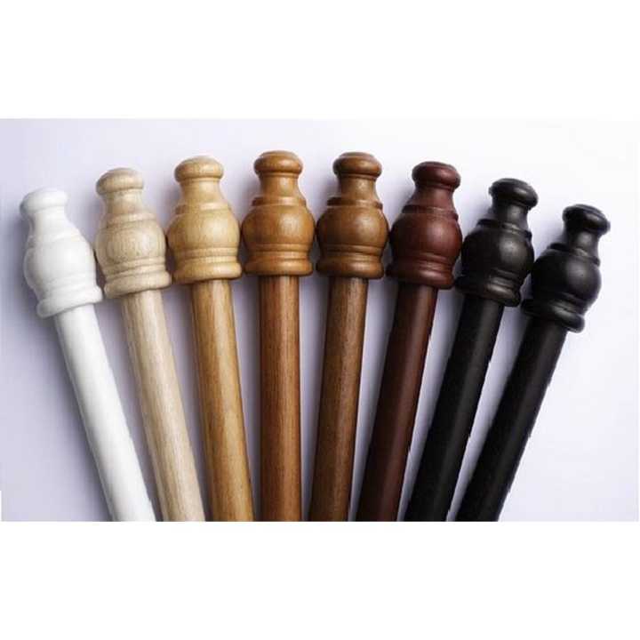 Antique brown Wooden Curtain Railing/Bar/Rod Set | Daraz.lk