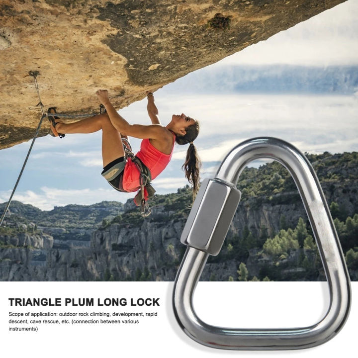 Screw Lock Lock Buckle Snap Clip Hook Buckle Mountaineering Climbing ...