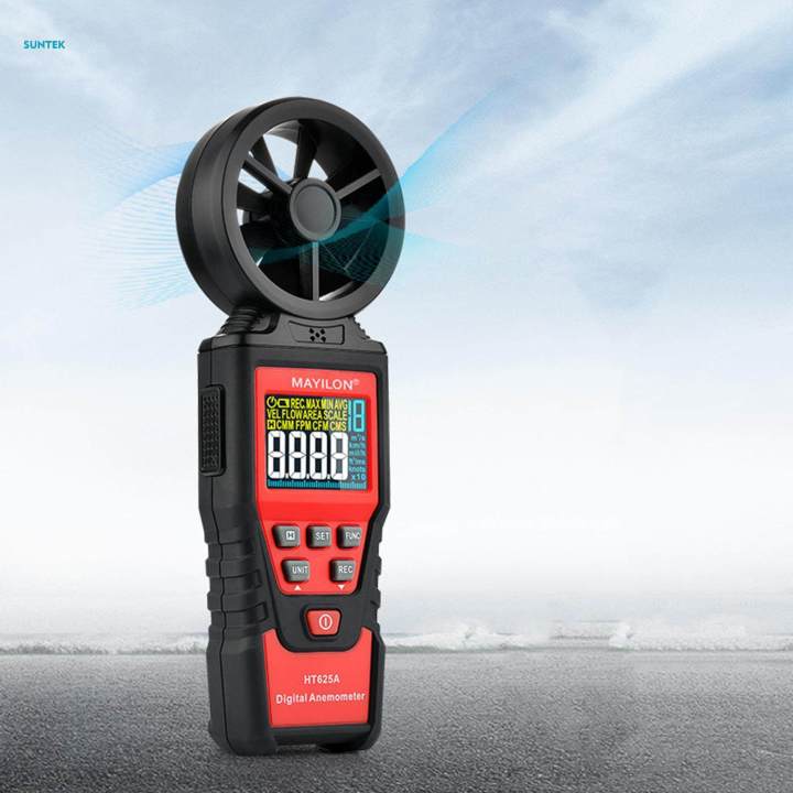 Wind Speed Meter Gauge Portable with Screen Professional Digital ...