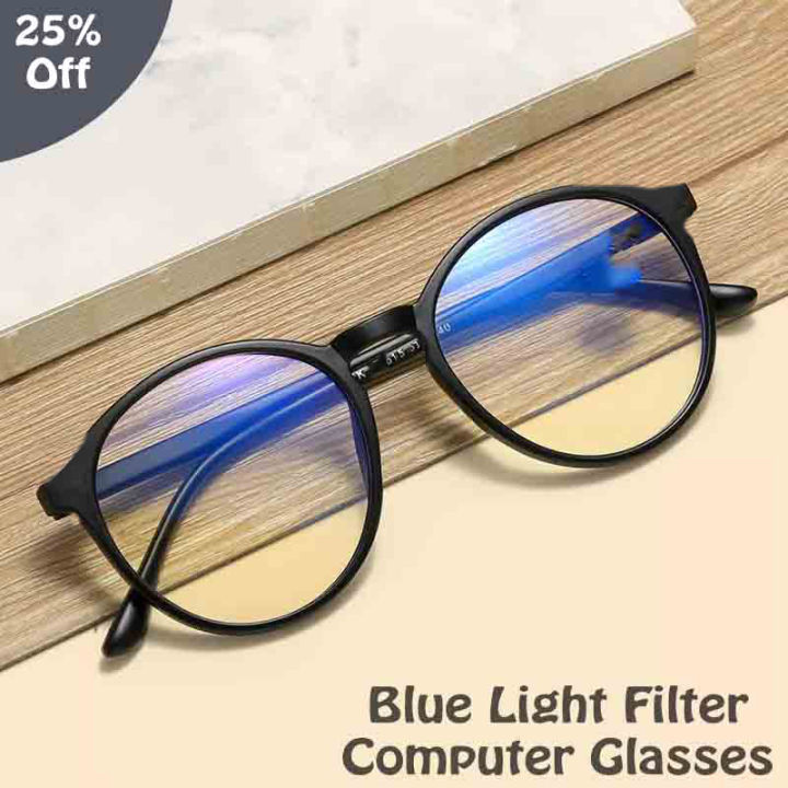 Blue Light Filter Eye Protect From Dust Version Round Lens Stylish Boys ...
