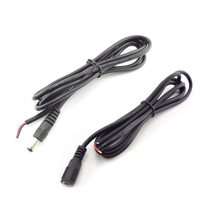 1m 20AWG 5A DC 2 pin wire male Female Power supply Cord Pigtail extend ...