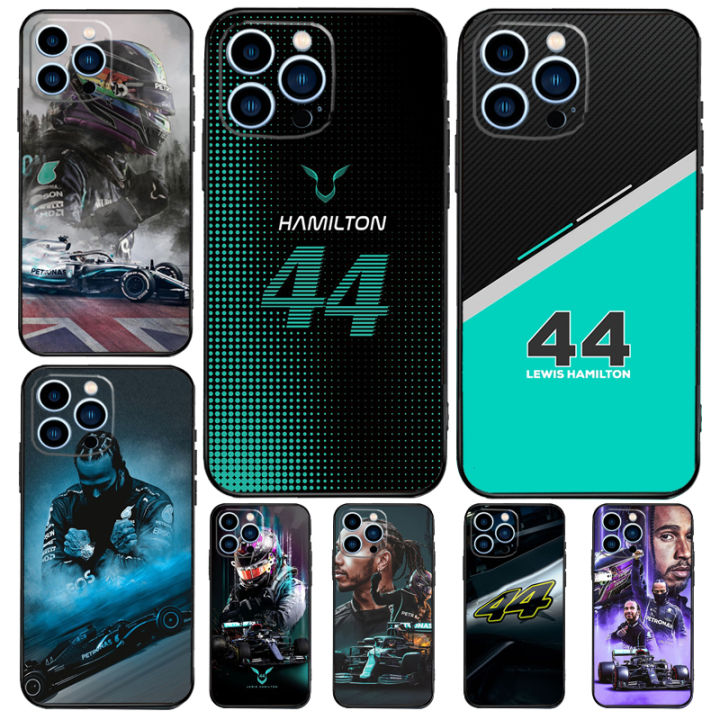 Lewis Hamilton F1 44 Case For iPhone 15 14 13 12 11 Pro Max 7 8 Plus X ...