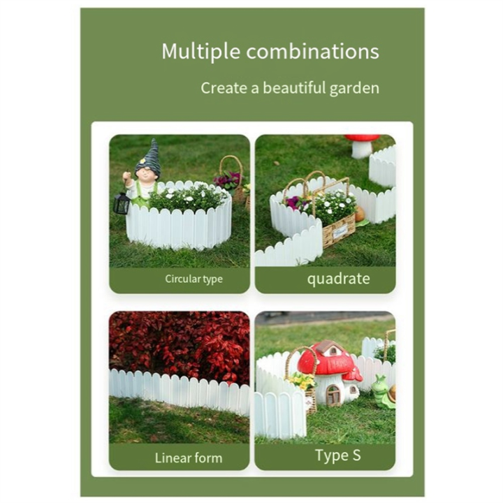CGearuppt Garden Fences Garden Scenery Decorative Outdoor Fences ...