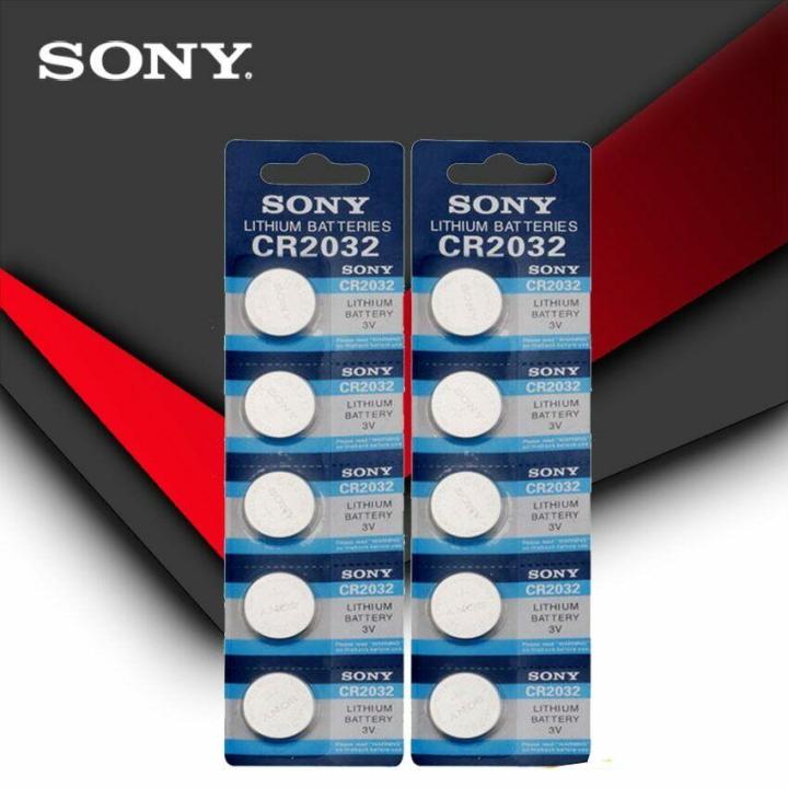 5 PCS SONY CR2032 Button Cell Batteries 3V Coin Lithium Battery | Daraz.lk
