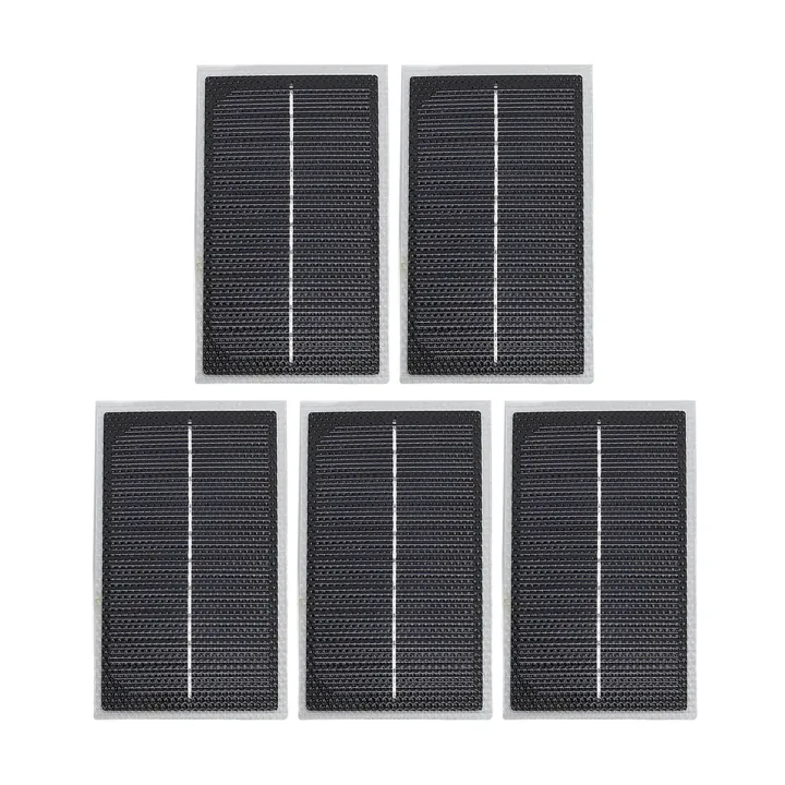 5pcs Small Solar Panels Professional Monocrystalline Silicon DIY Solar ...