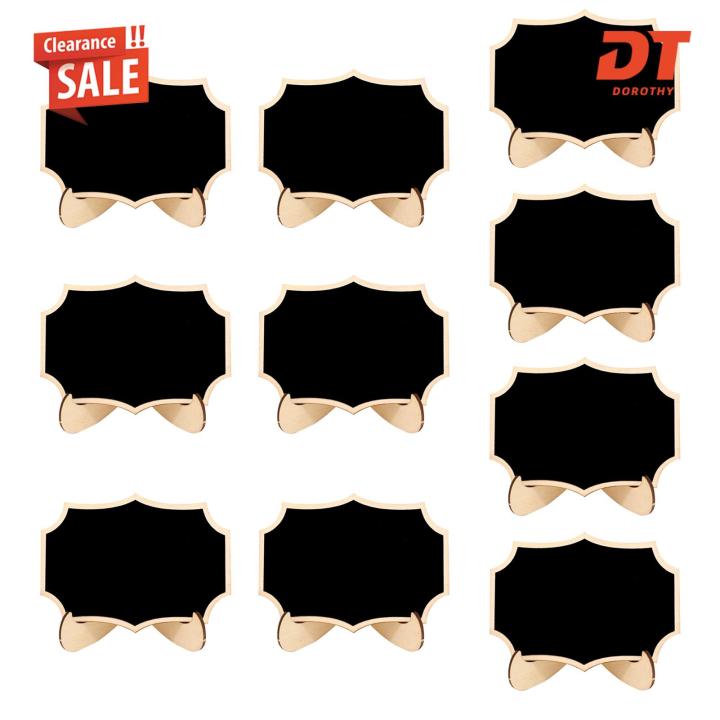 DT(Clearance price) Buffet Food Sign 10pcs Mini Chalkboard Signs with ...