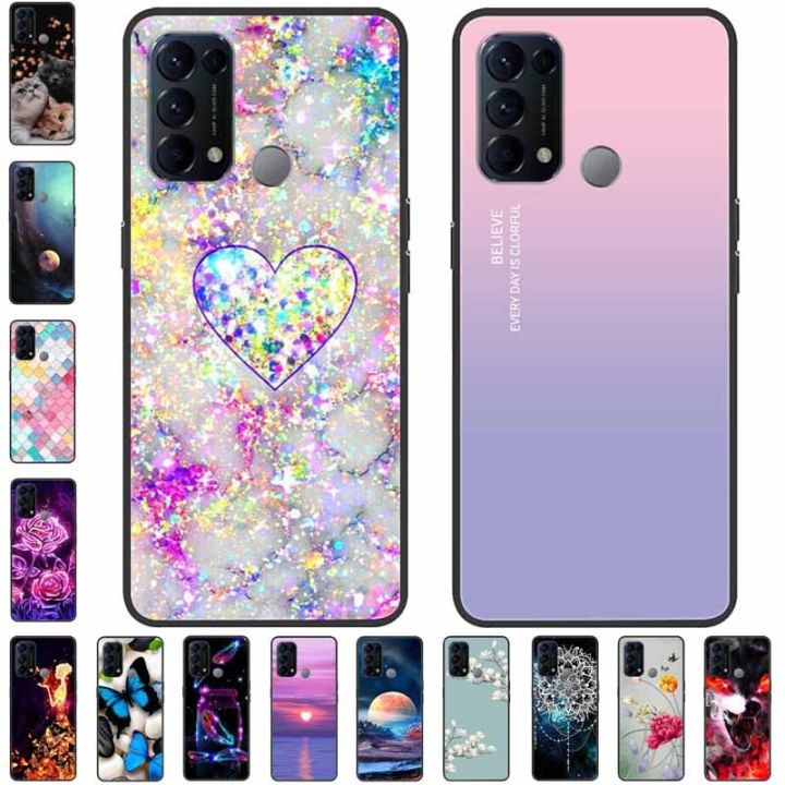 Phone Cover For OPPO Reno 5A 3A 7A Case Protective Silicone Cartoon TPU ...