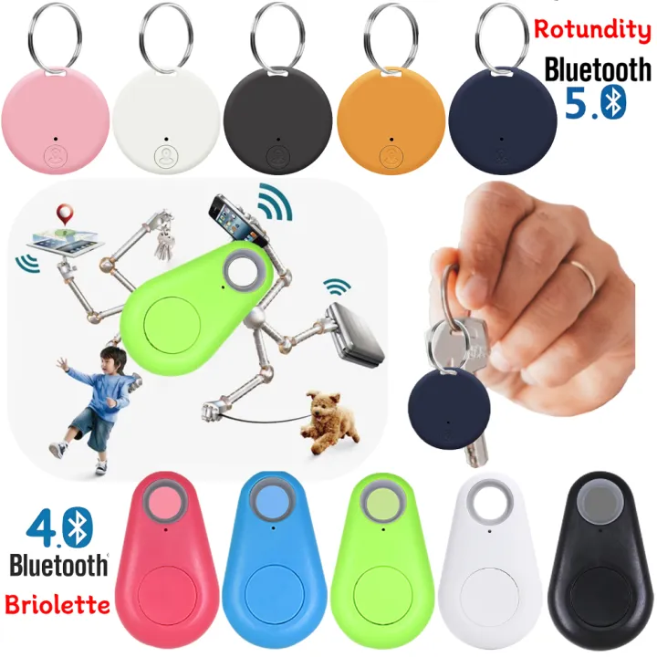 Mini GPS Locator AntiLost Alarm Wallet Keychain Smart Tag Bluetooth ...