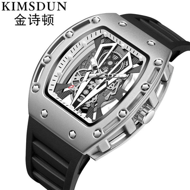 KIMSDUN Brand Fashion Sports Hollow Waterproof Quartz Men's Watch ...