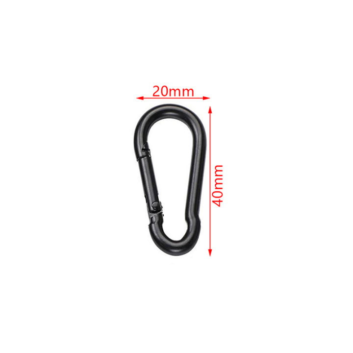 Metal Keychain Clip Hooks D Carabiner Hooks Connector Jewelry Making ...