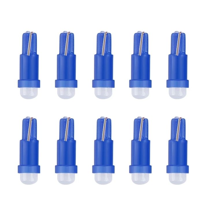 10pcs (model:COB-t5-blue ) T5 SMD Wedge Instrument Dashboard Car Meter ...