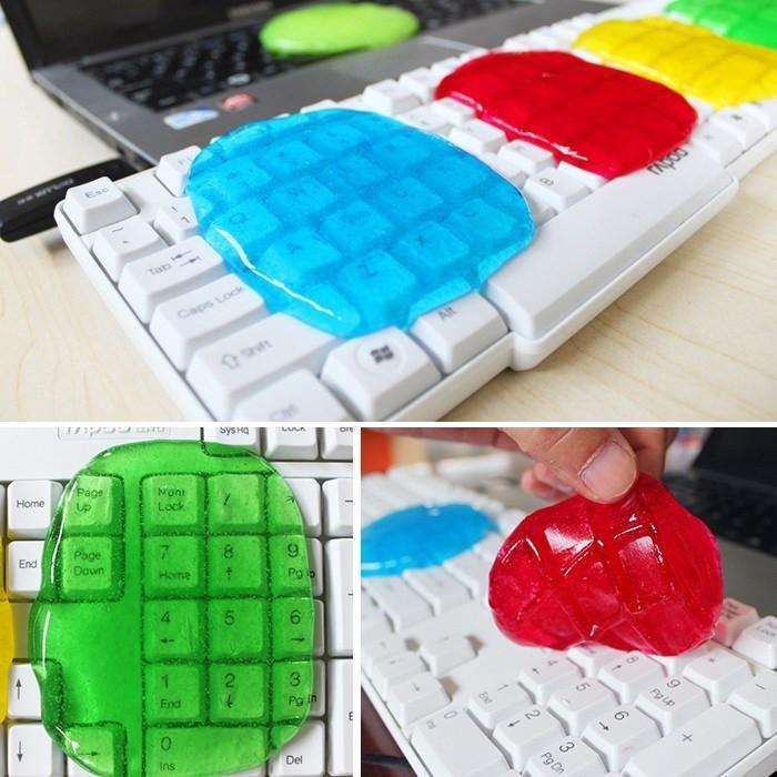 Super Clean Glue Gel Magic Dust Cleaner Sticker Computer Keyboard ...