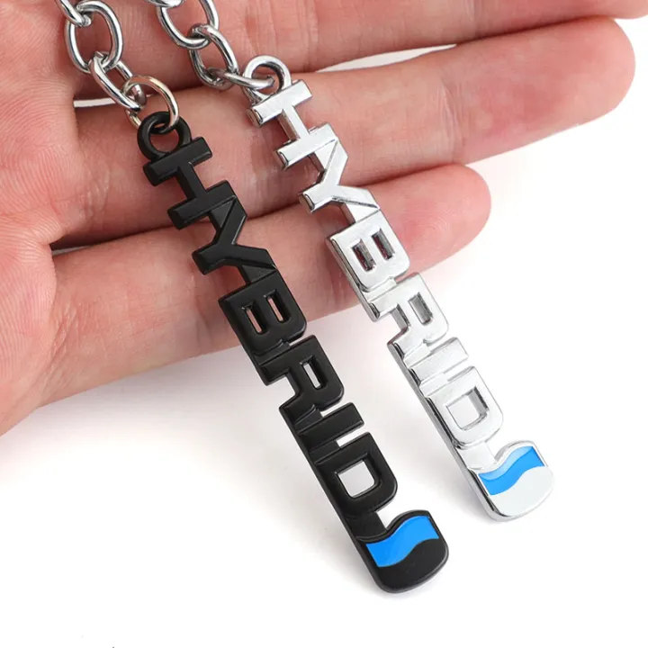 Car Keychain Hybrid Key Ring Chain Holder Badge For Subaru Toyota ...