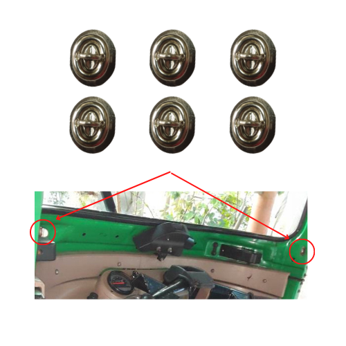 Three wheel side Curtain clip 6 pcs set for Any kind of Three wheels ...