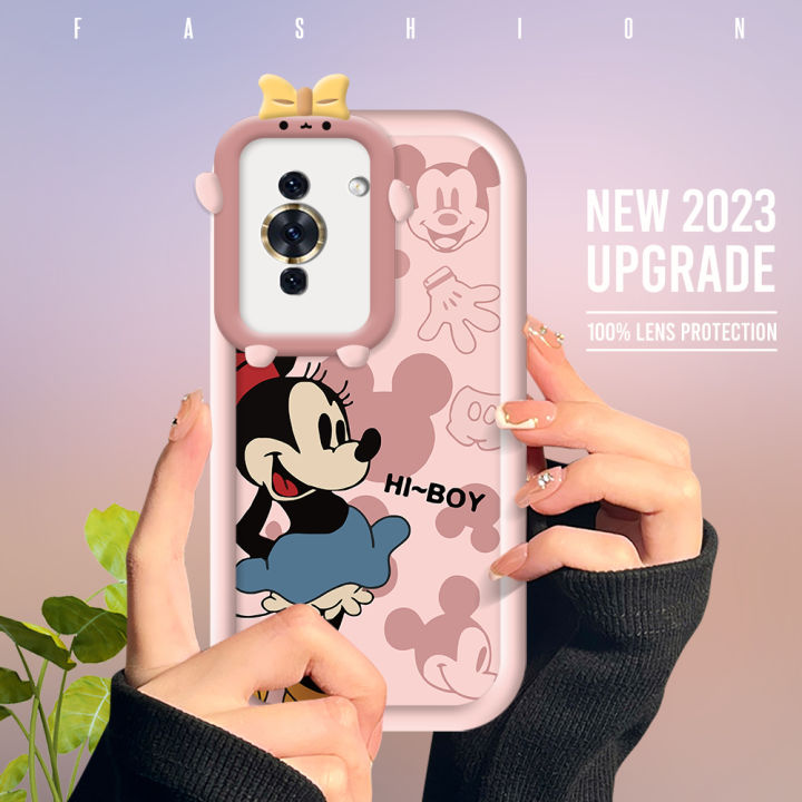DubaiNi For Huawei Nova 10 Pro Cartoon Mickey Minnie Mouse Pattern Phone Case Monster Lens Phone ...