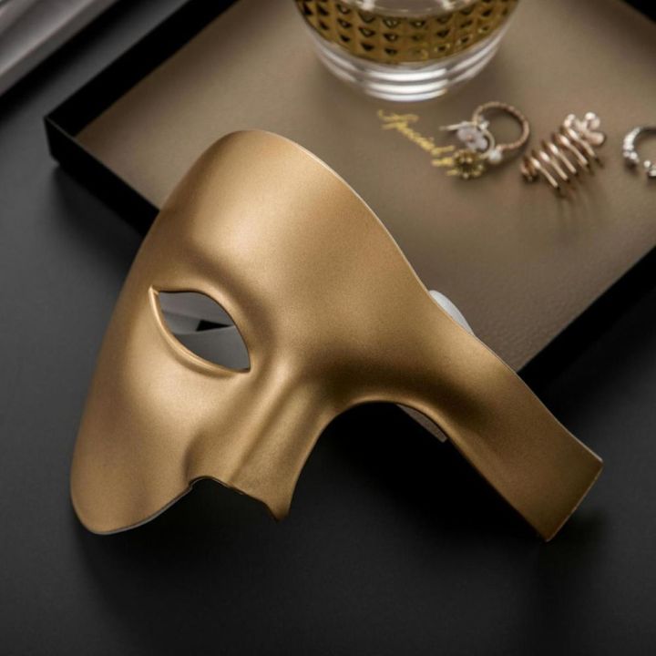 1PC Creative Phantom Masquerade Cosplay Mask Plastic Half Face Mask for ...