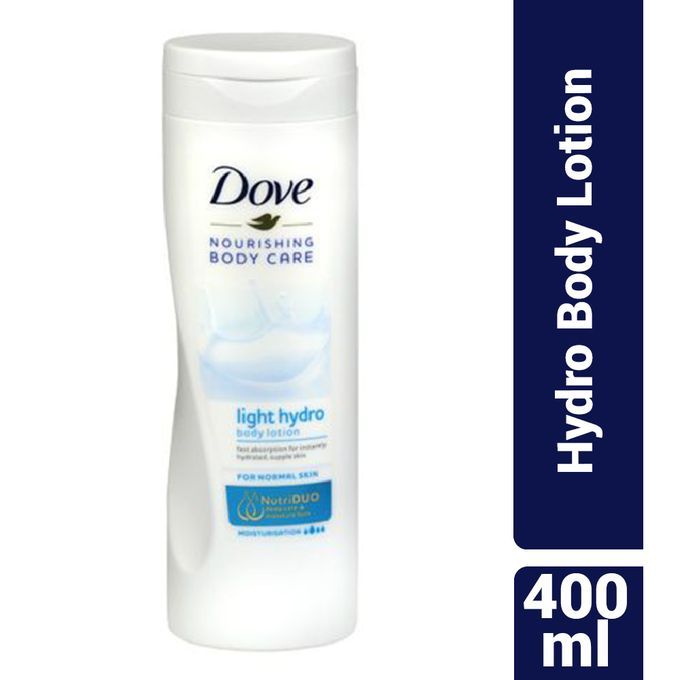 DOVE Nourishing Body Care Light Hydro or LIGHT CARE Body Lotion ...