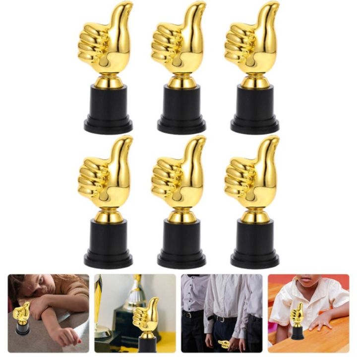 1/2/5/10pcs New Thumbs Up Awards Trophy Kids Awesome Thumb Shaped Small ...