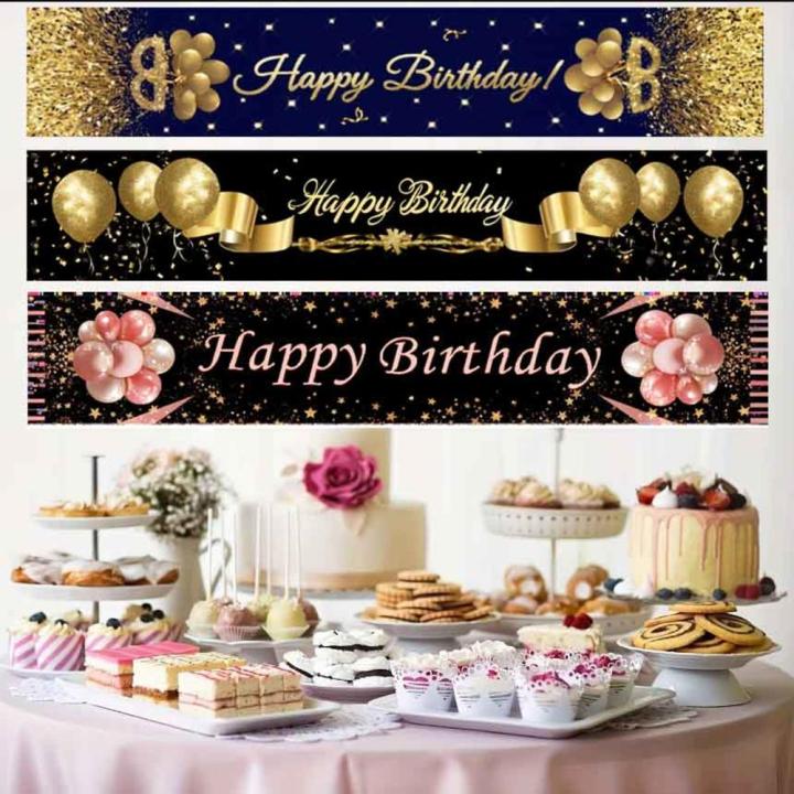 Birthday backdrop attractive anniversary decoration foldable Party ...