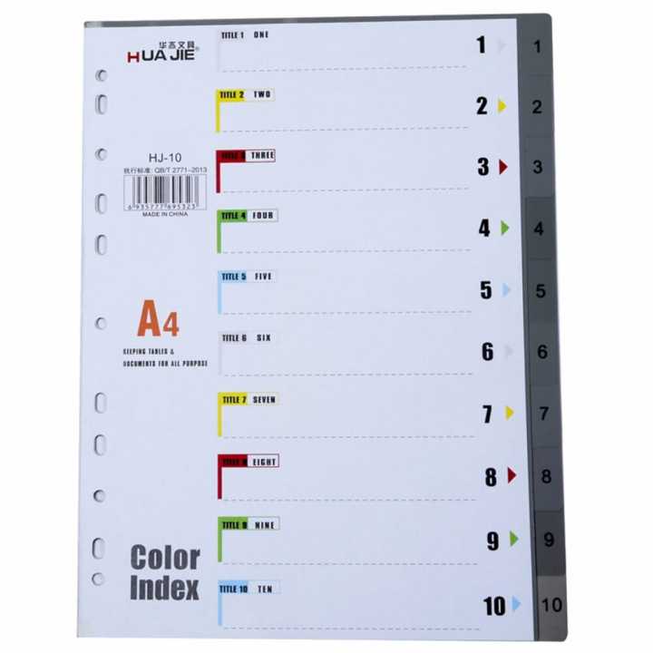 Divider Numbers Grey 10 | Daraz.lk