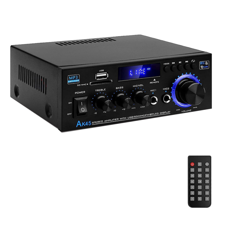 1 Piece AK45 Digital Power Amplifier Power Amplifier Audio Two-Channel Power Amplifier Auto ...