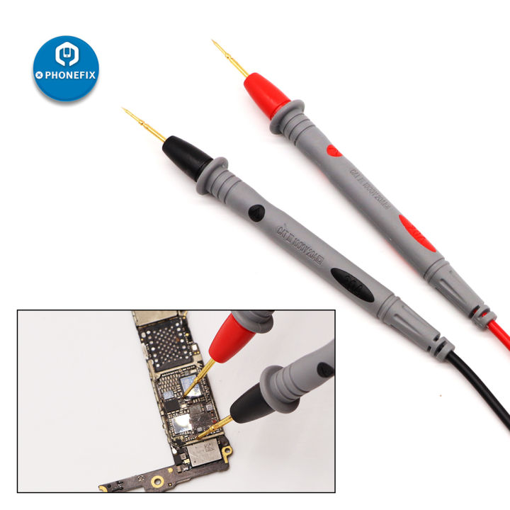 Silicone Wire Pen Test Leads Pin Multi Meter Tester Probe For Digital ...